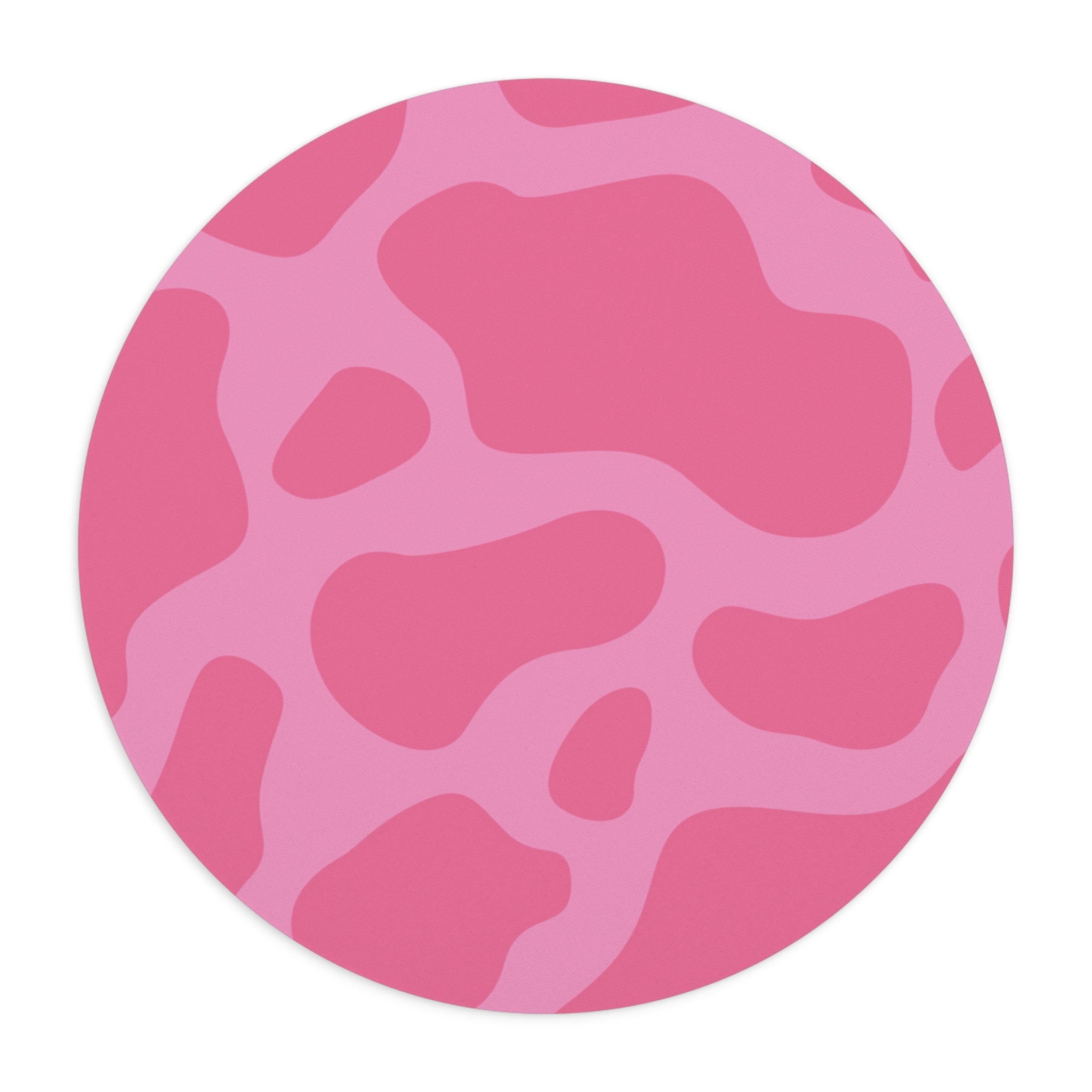 Pink Cow Print Mouse Pad Cow Pattern Mouse Pad Pink Mouse - Etsy
