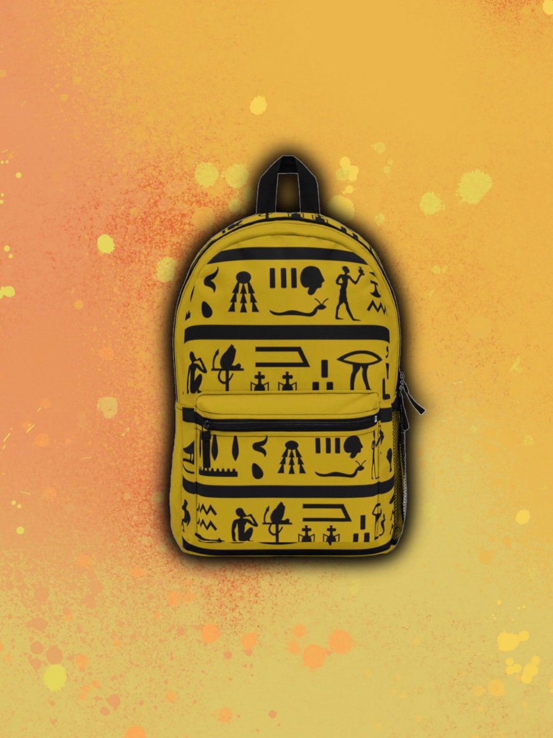 Hieroglyphic Backpack Book Bag for School Students or Travel With ...