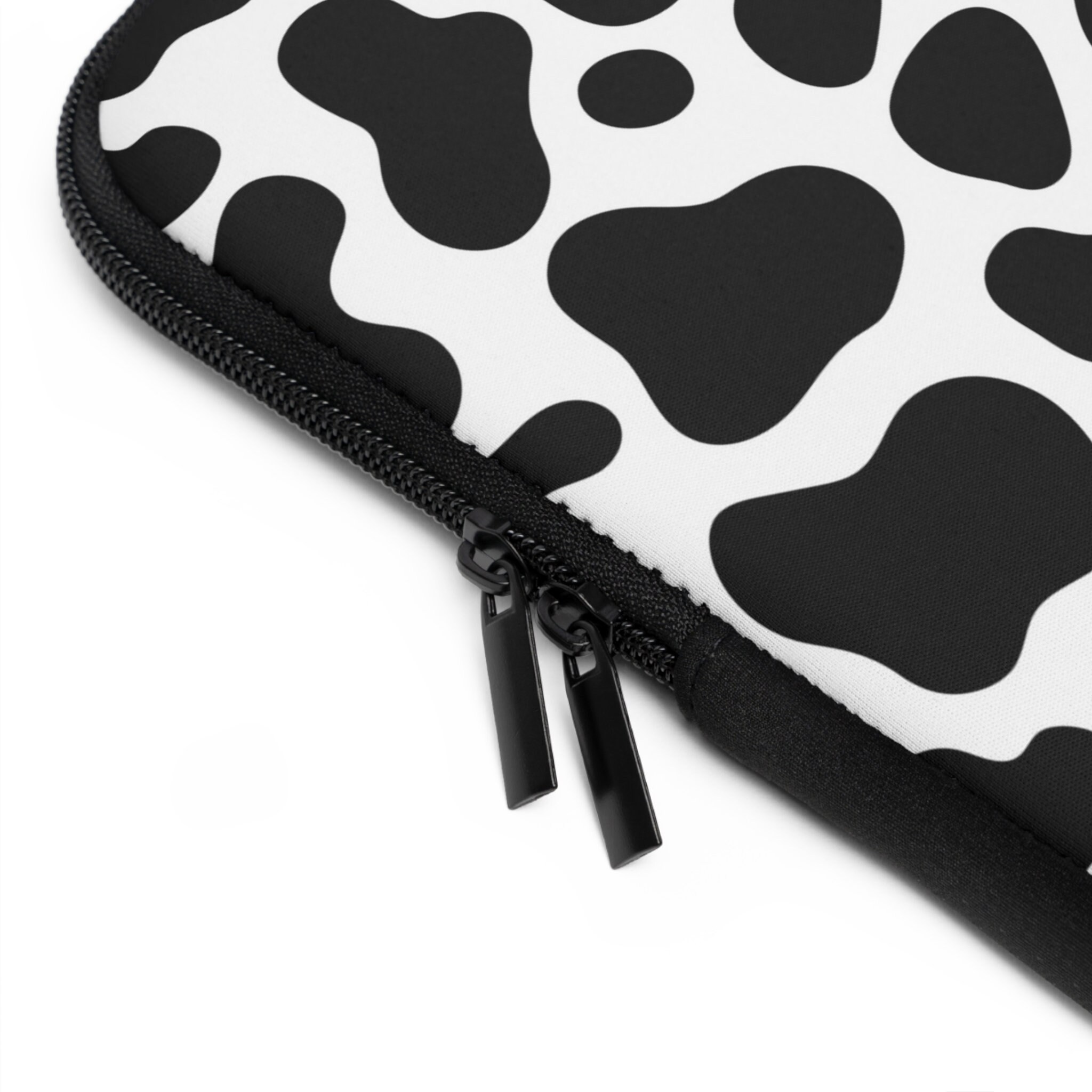 Cow Print Laptop Sleeve Travel Cow Print Bag Journal - Etsy