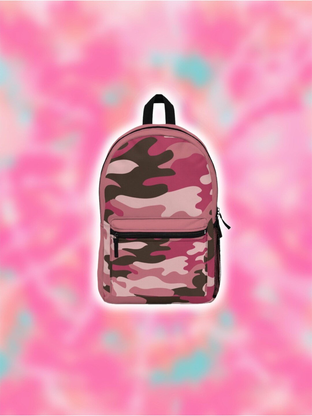 Pink Camo Backpack Camoflage Womens Girls Pink Book Bag for School ...