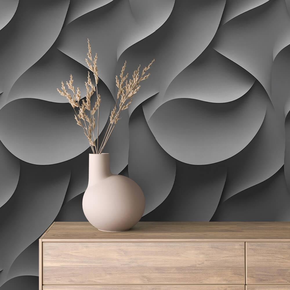 3D Contour Peel and Stick Wallpaper: Modern Textured Wall Decor - Etsy