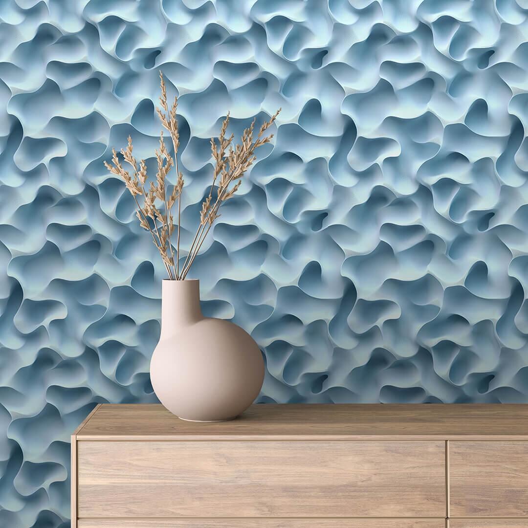 Cellular 3D Peel and Stick Wallpaper: Modern Texture - Etsy