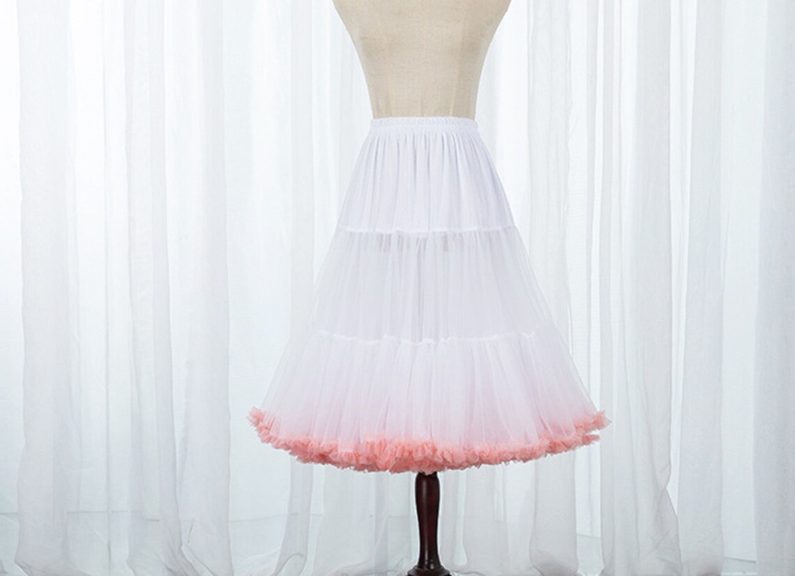 Pink Tulle PetticoatsGirl Tutu SkirtParty short SkirtCos | Etsy