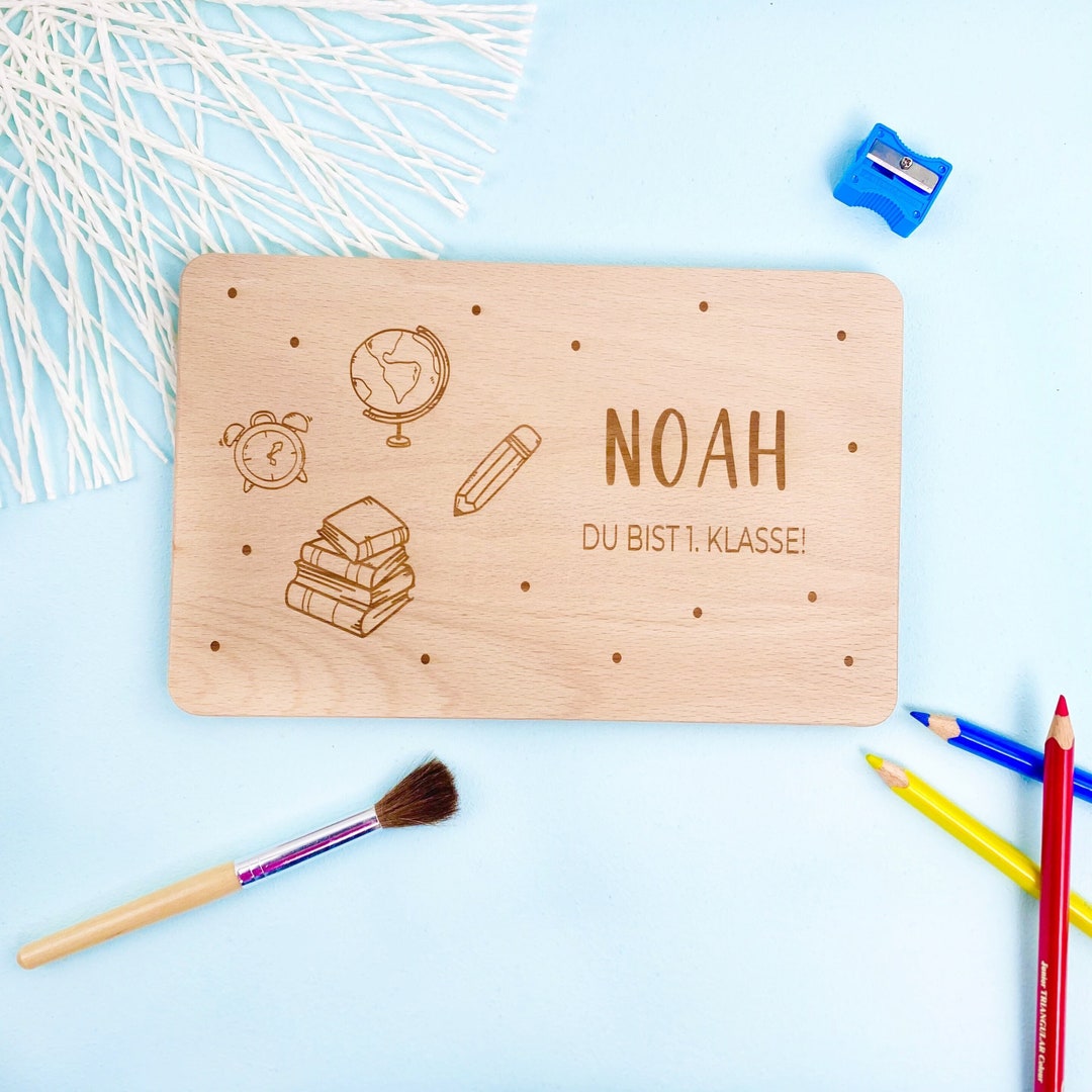 Einschulung Schulanfang Schulkind 2023 Geschenk Brettchen - Etsy.de