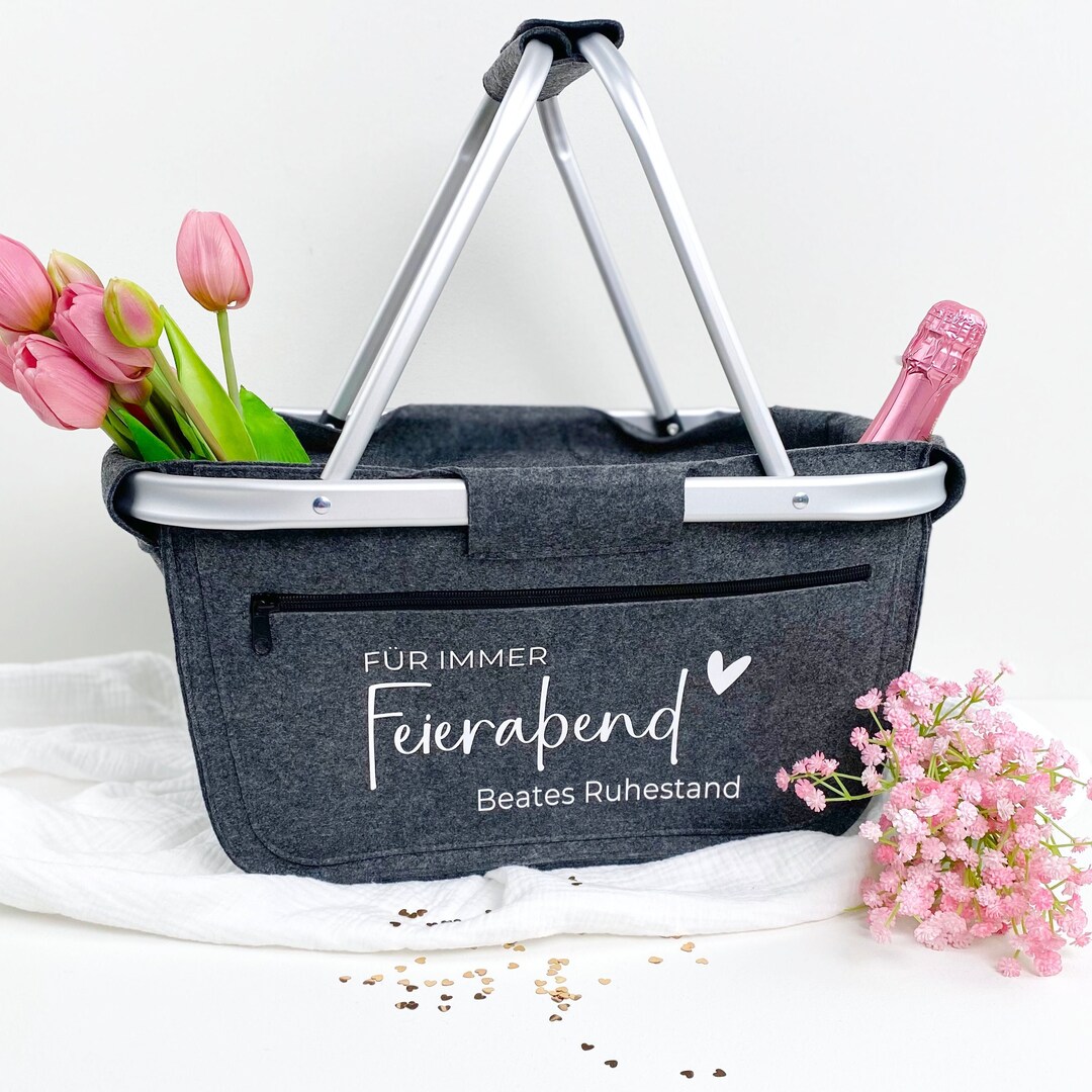 Rente Geschenk Frau, Abschiedsgeschenk Kollegin, Ruhestand Korb ...