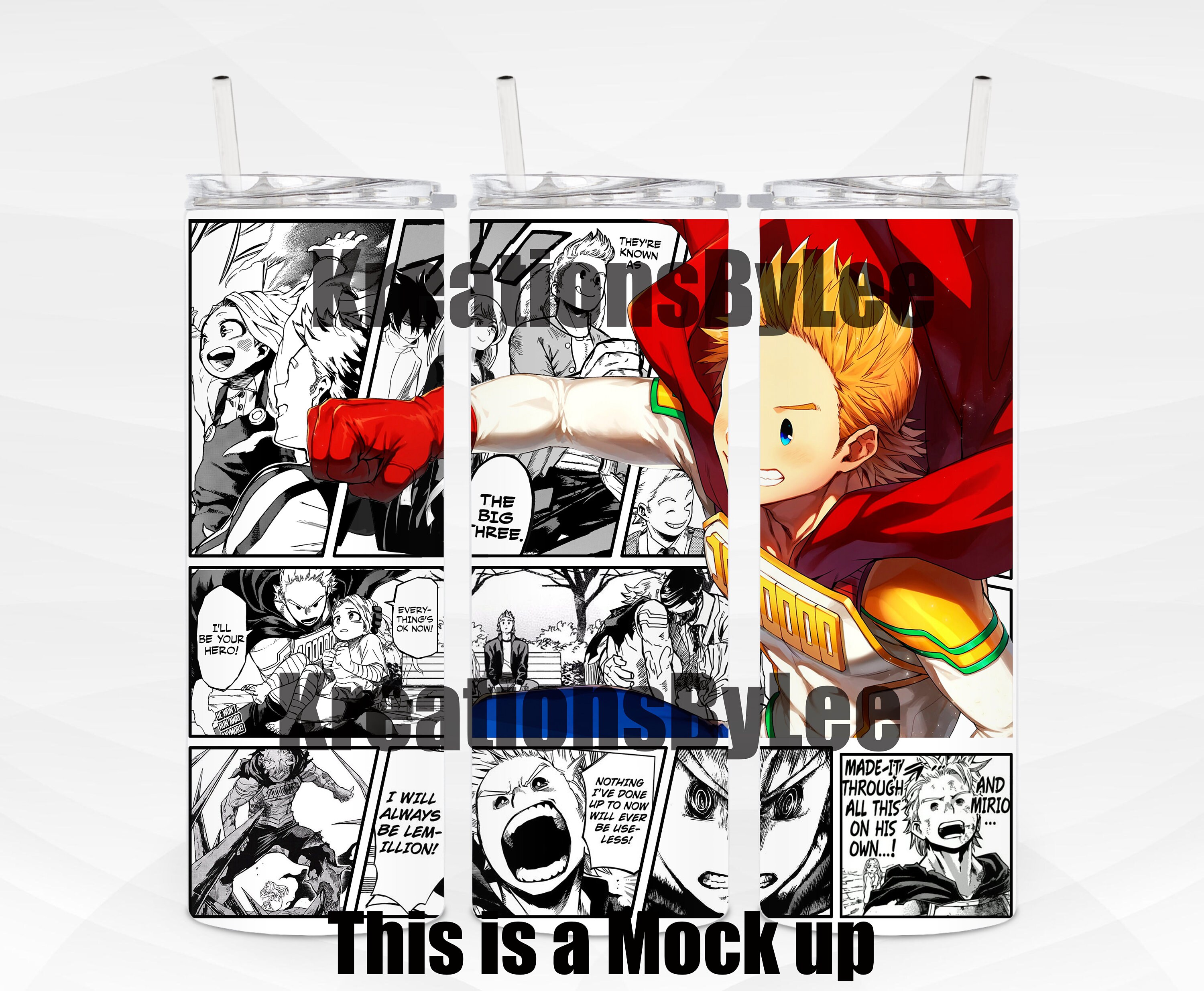 20oz Anime Tumbler Anime Cup Manga Panel Tumbler Shounen - Etsy