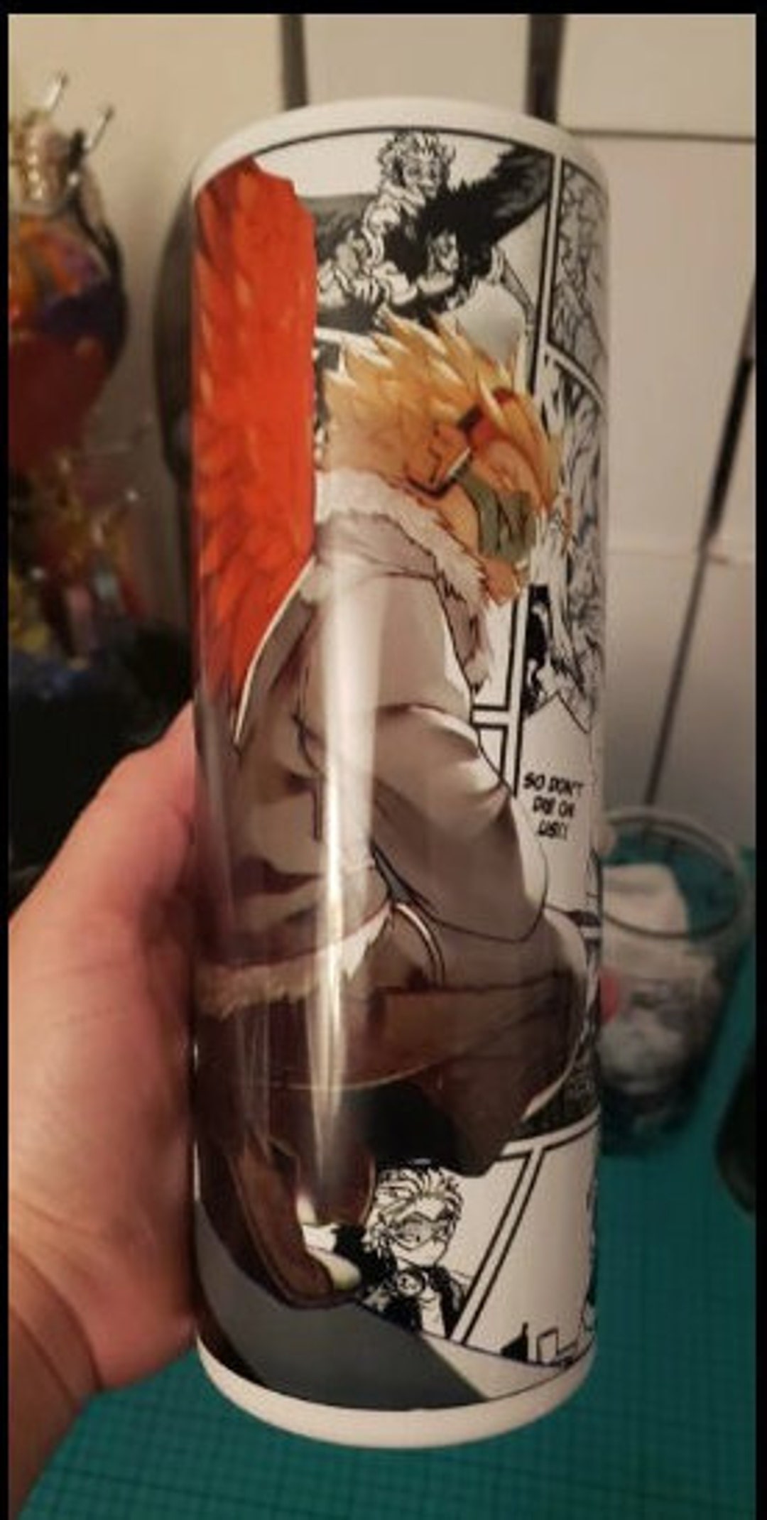 20oz Anime Tumbler, Anime Cup, Manga Panel Tumbler, Shounen Anime ...