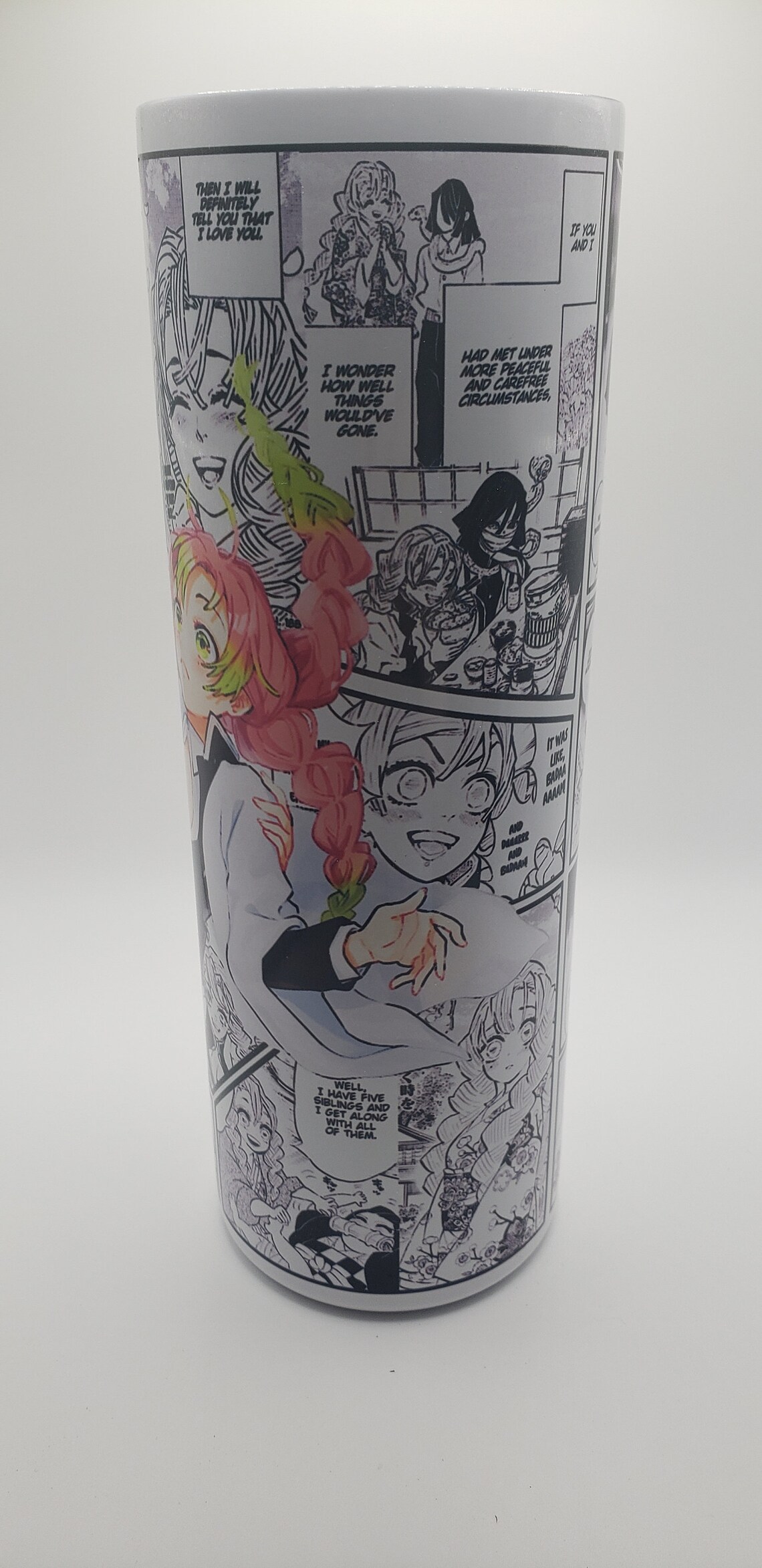 20oz Anime Tumbler, Anime Cup, Manga Panel Tumbler, Shounen Anime ...