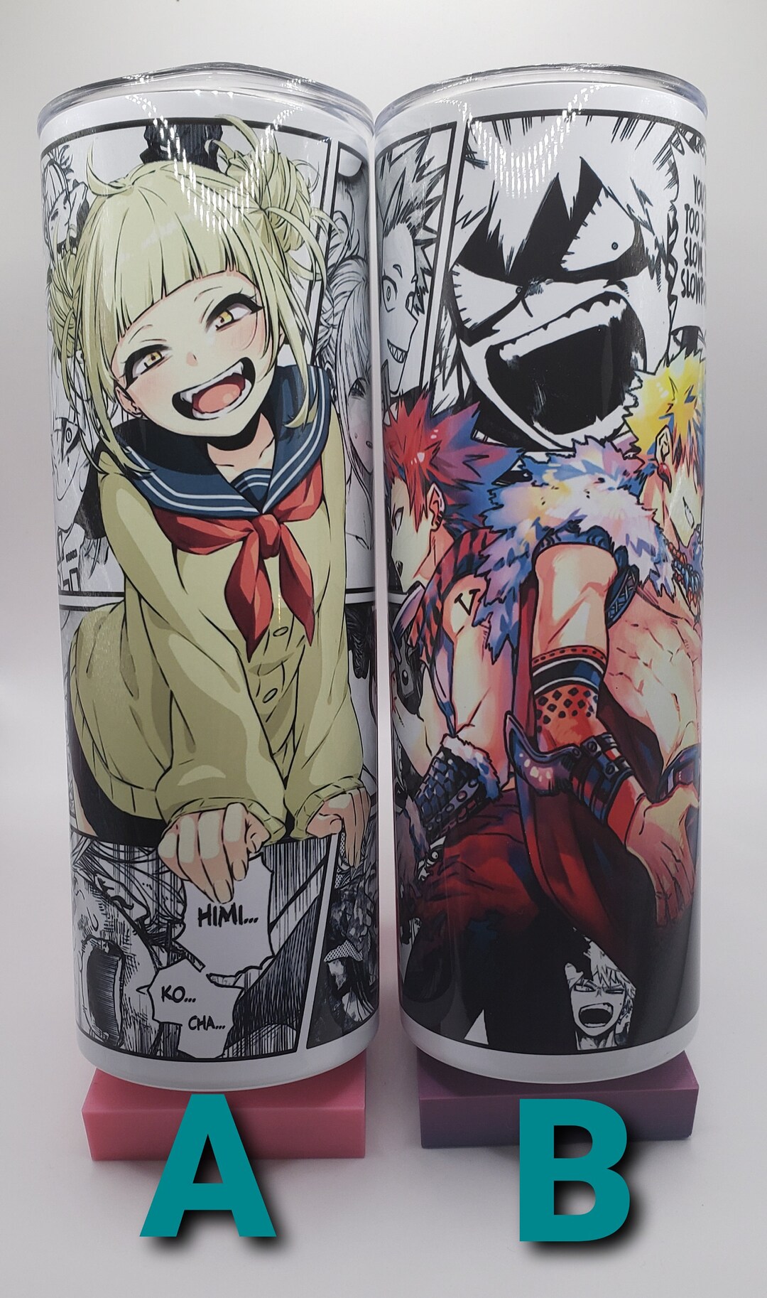20oz Anime Tumbler, Anime Cup, Manga Panel Tumbler, Shounen Anime ...