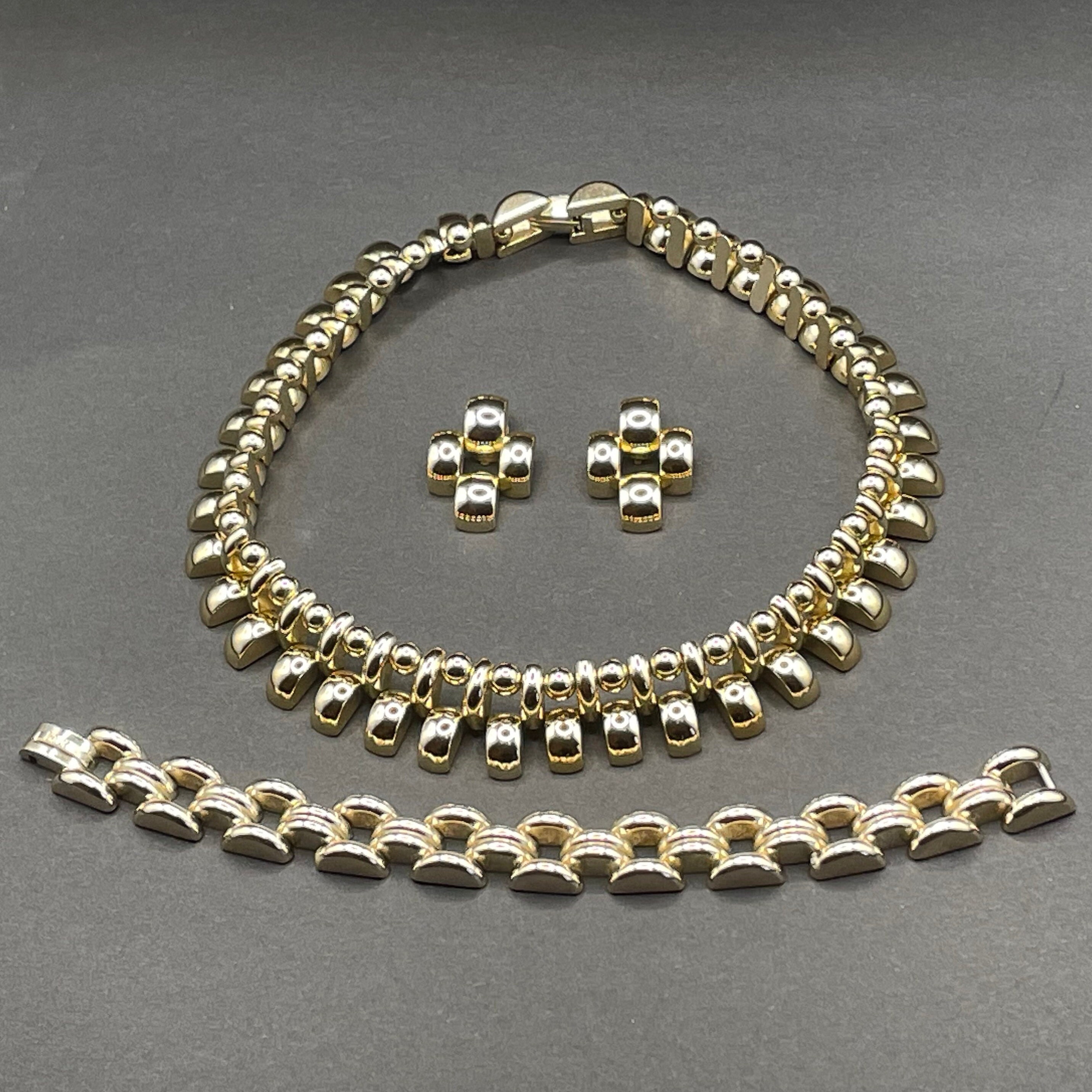 Vintage De Farre Art Deco Style Machine Age Architectural Pale Rose ...