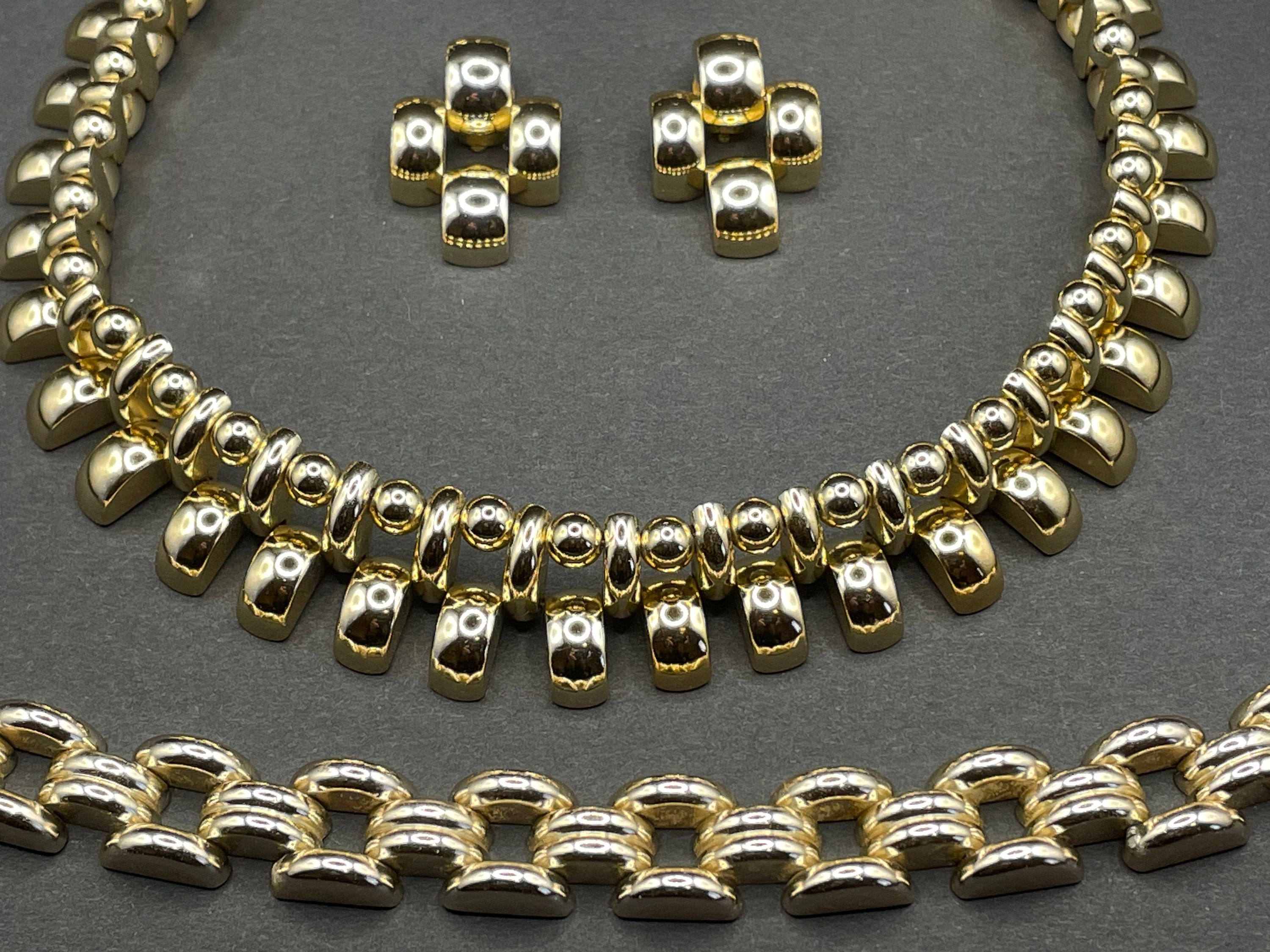 Vintage De Farre Art Deco Style Machine Age Architectural Pale Rose ...