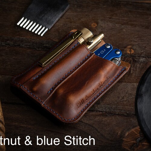 Handmade Leather Pocket Leatherman Organiser/caddy. the - Etsy
