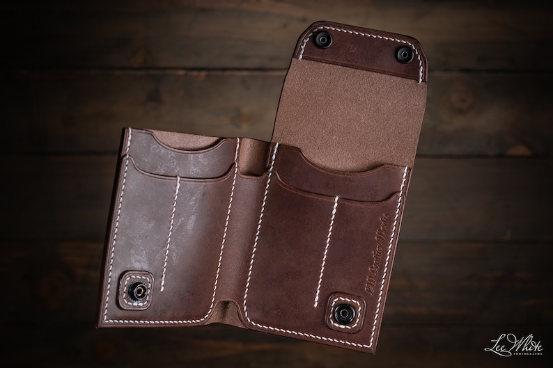 Tool Wallet V1 EDC Small Handmade Leather Free Laser - Etsy