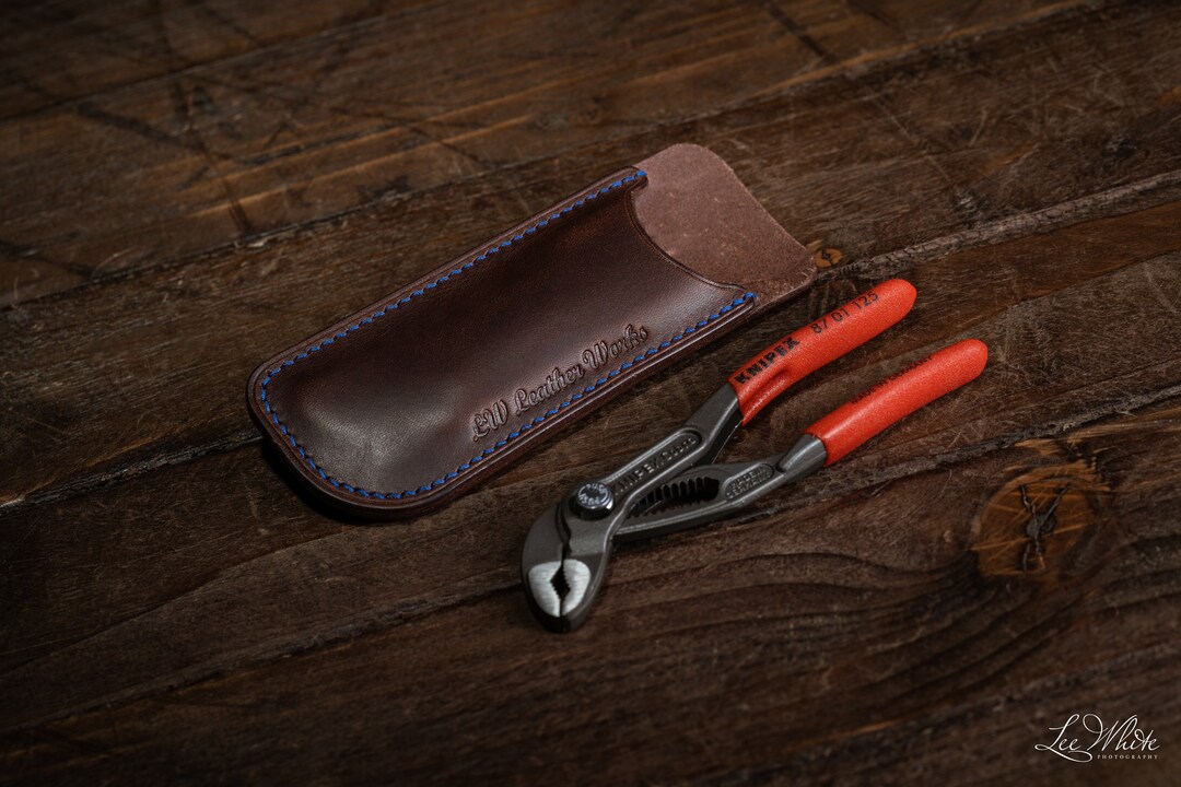 Handmade Leather Knipex Slip Case Cover. Hand Stitched - Etsy