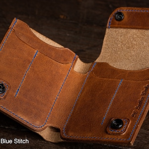 Tool Wallet V1 EDC Small Handmade Leather Free Laser Engraving. Hand ...