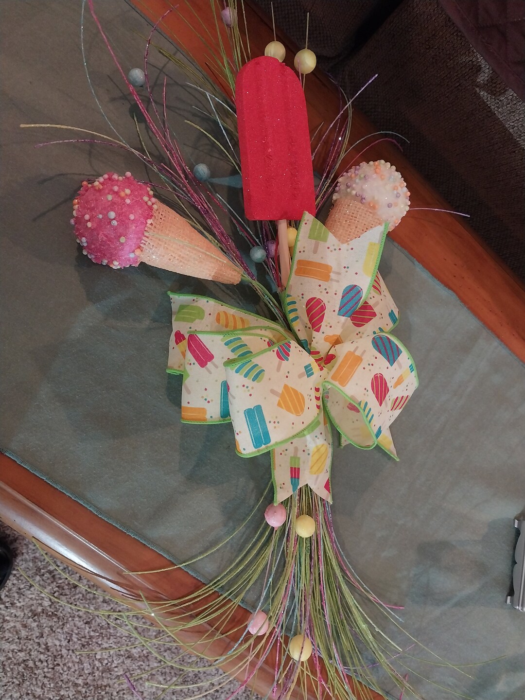 Ice Cream Swag, Ice Cream Lantern Swag, Birthday Party Swag, Party Swag ...