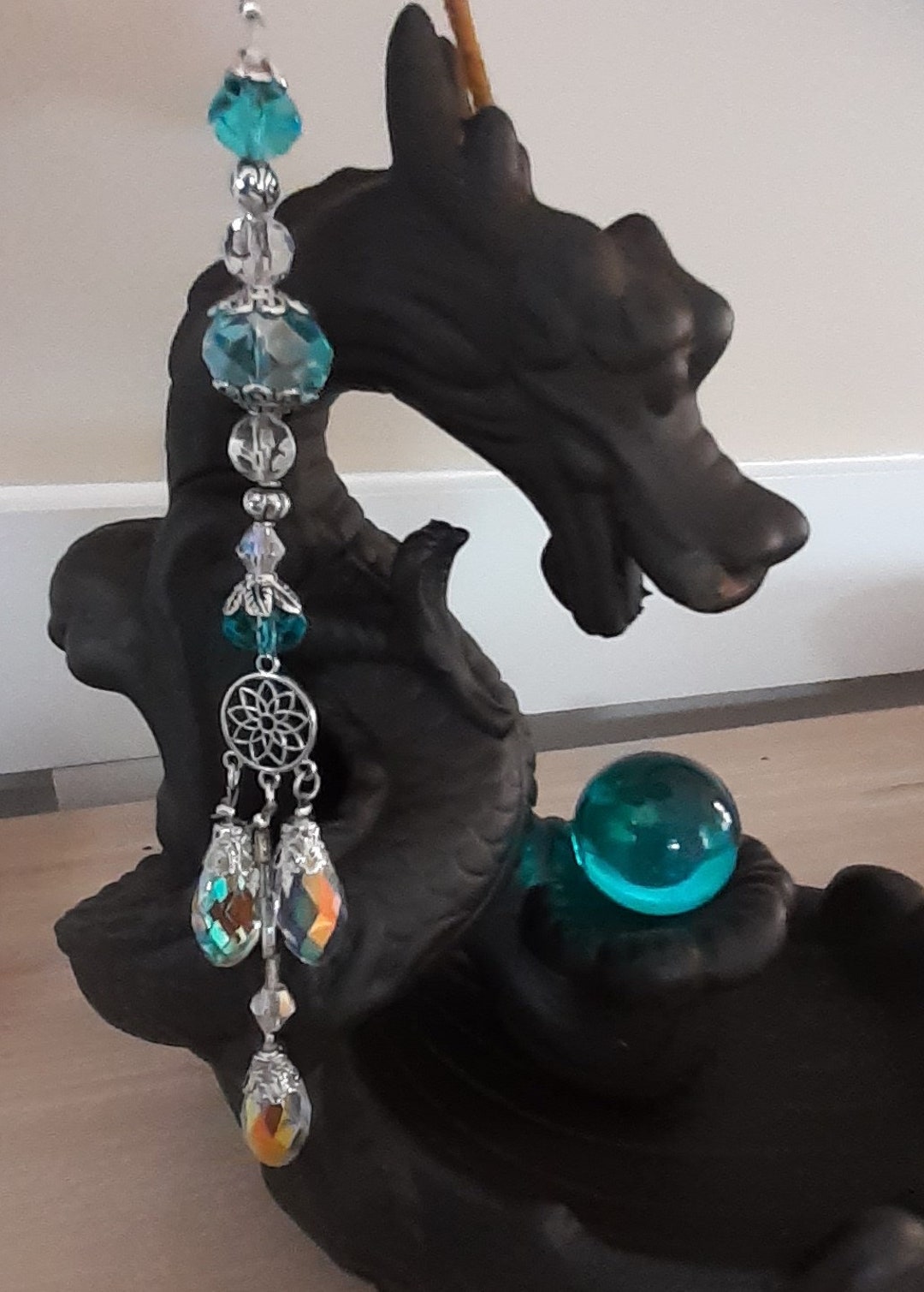 Blue Triple Crystal - Etsy