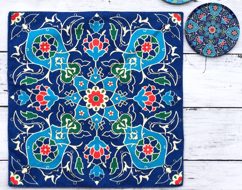 Turkish/persian/moroccan Style Placemats Set of 2, 4, 6|table Mats ...