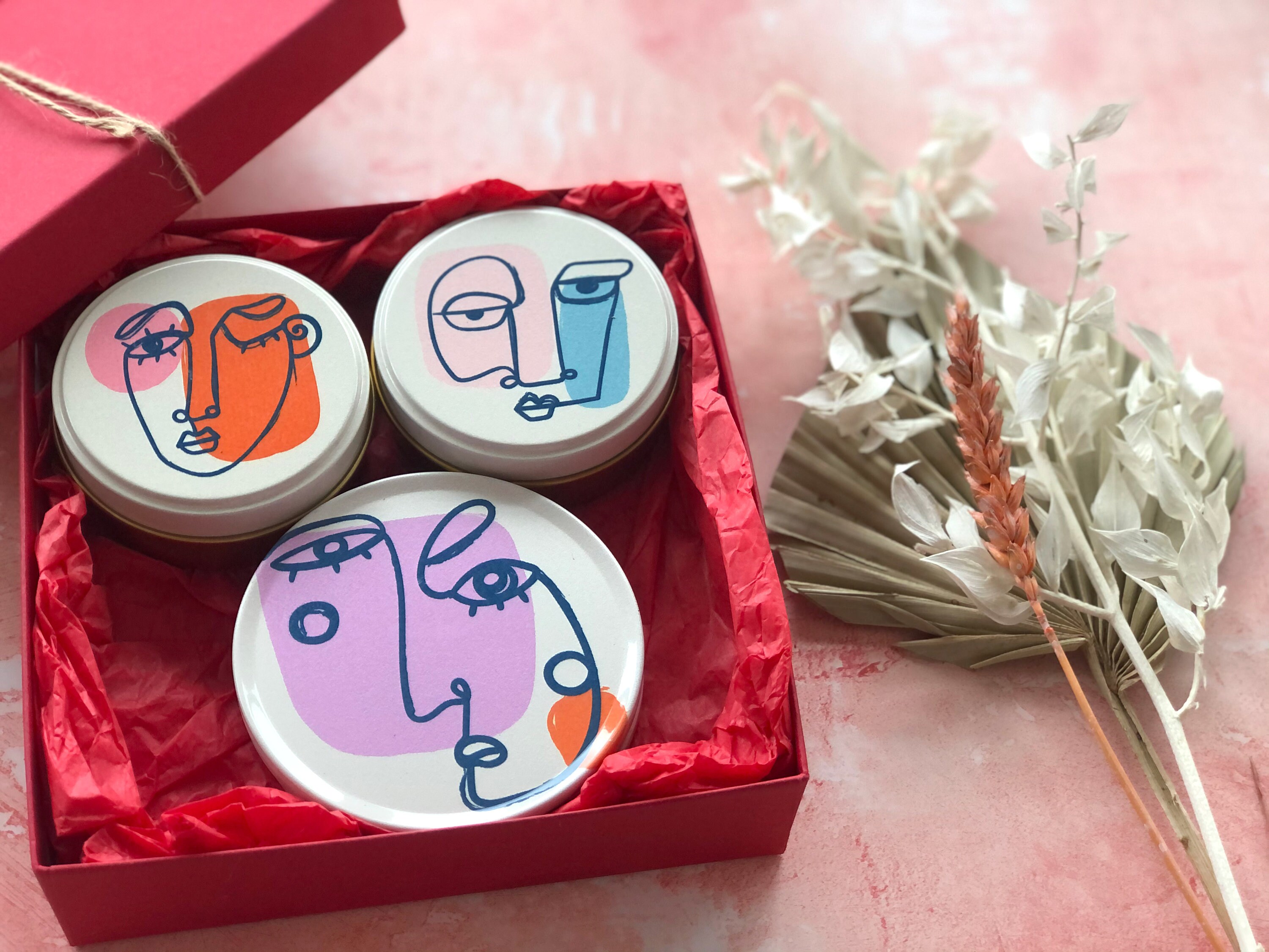 Set of 4 Scented Soy Candles | Handmade Soy Wax Candles | Natural Soy ...