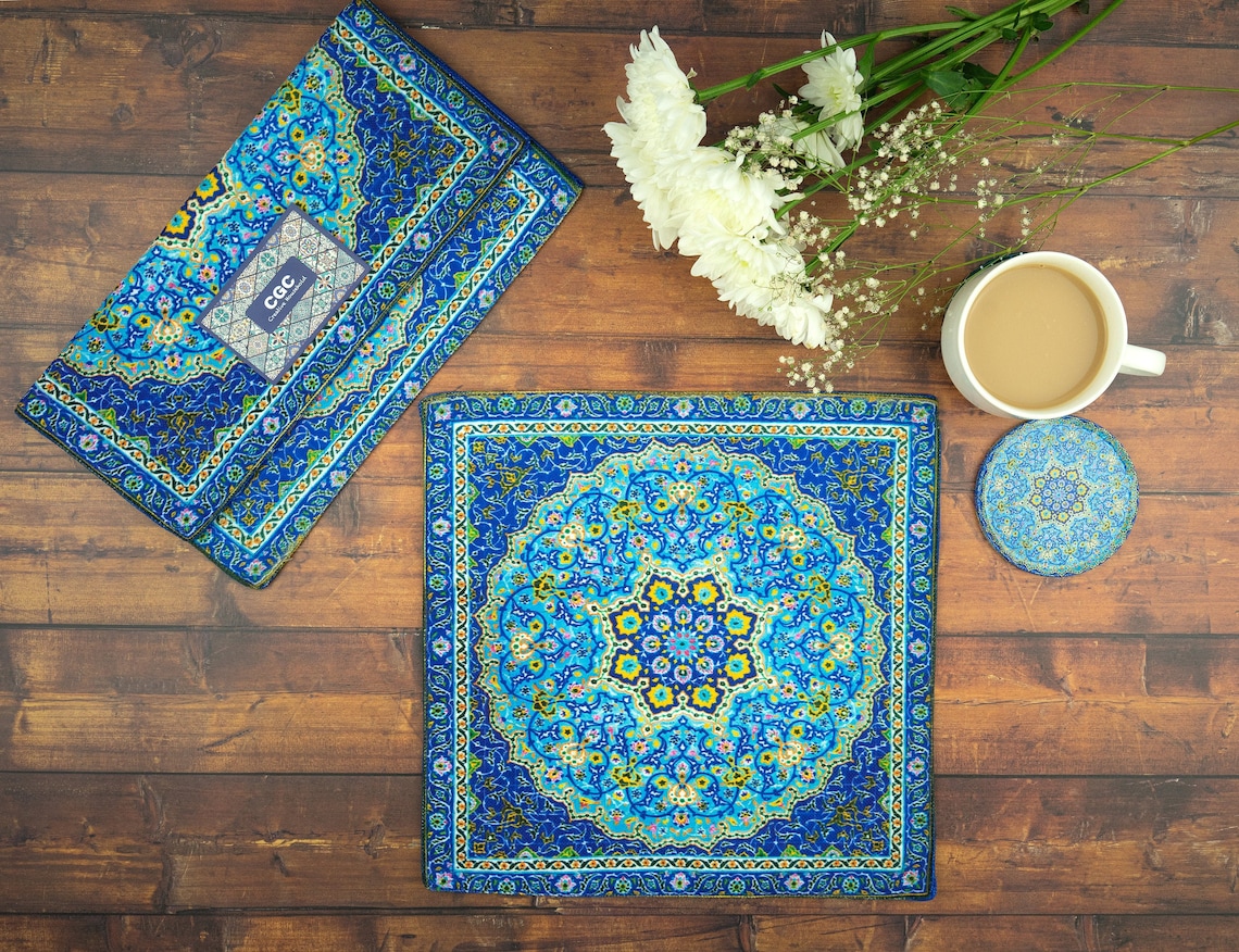 Turkish/Persian/Moroccan Style Placemats Set of 2 4 6Table | Etsy