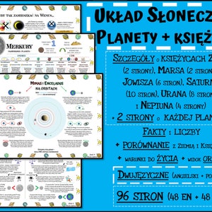 Bilingual Solar System BUNDLE All Planets and Moons Mercury Venus Mars ...