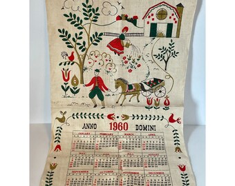 1960 Calendar | Etsy