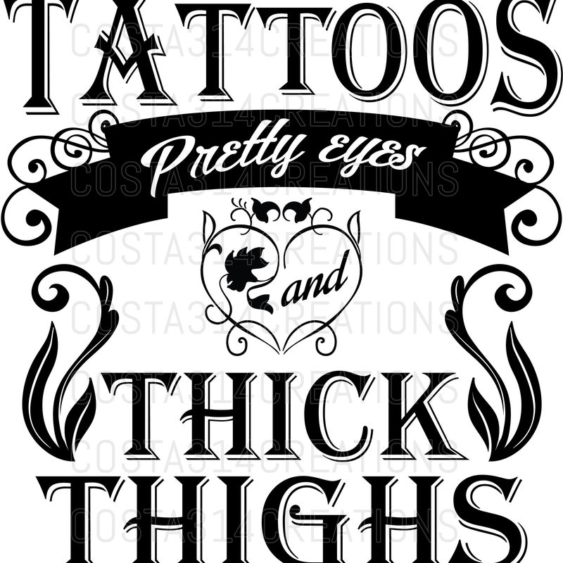 Leg Tattoo Stencils - Etsy