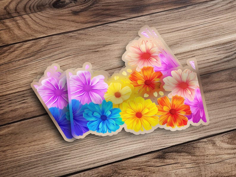 Rainbow Flower Clipart, High Quality, Pngs, Vibrant Colorful ...