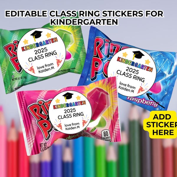 Class Ring Printable - Etsy
