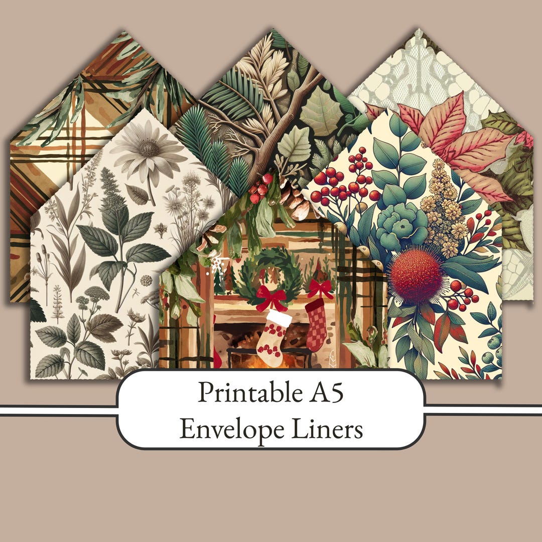 Printable Envelope Liners | Print at Home Wedding Crafts - Etsy