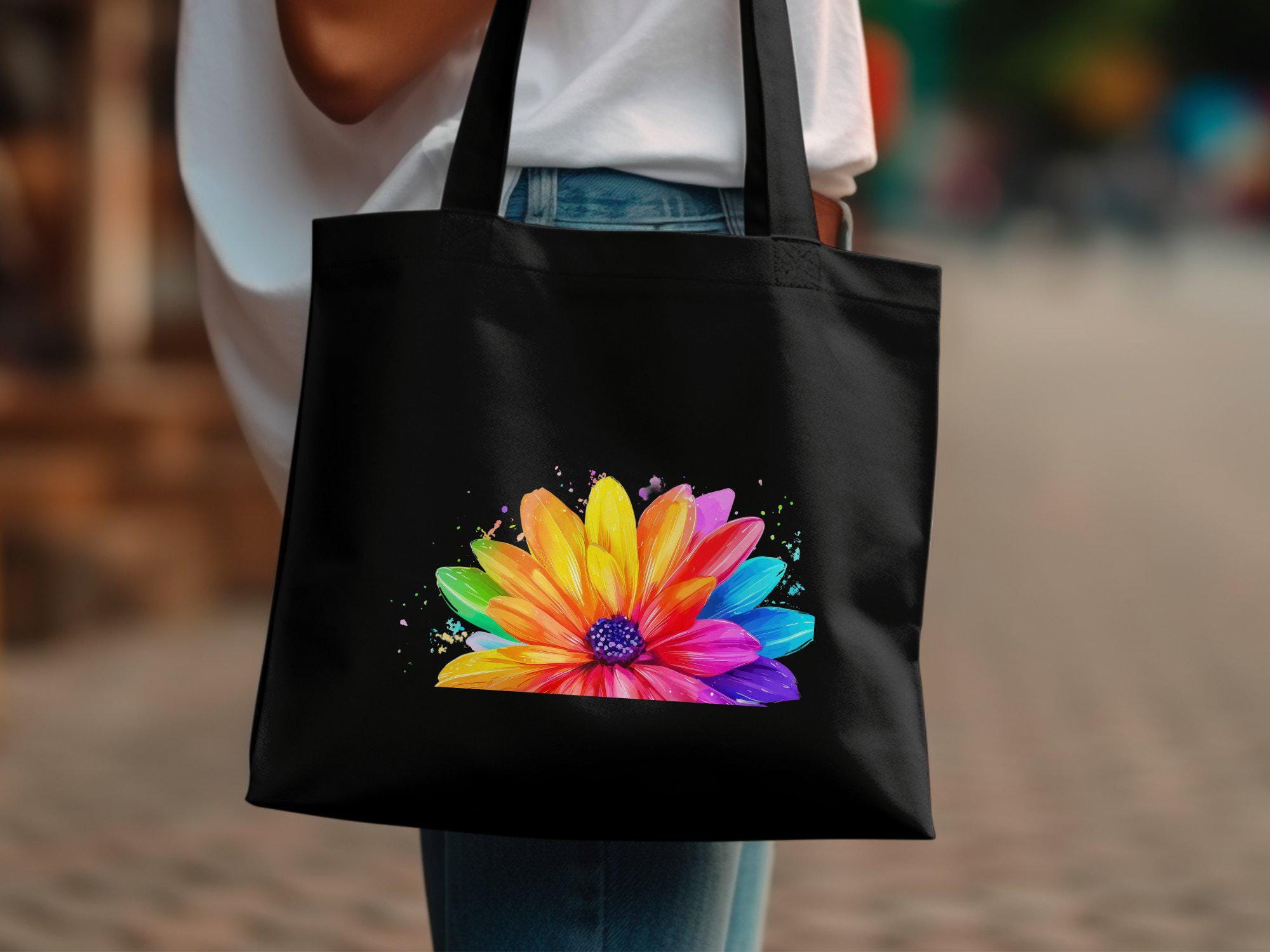 Rainbow Flower Clipart, High Quality, Pngs, Vibrant Colorful ...