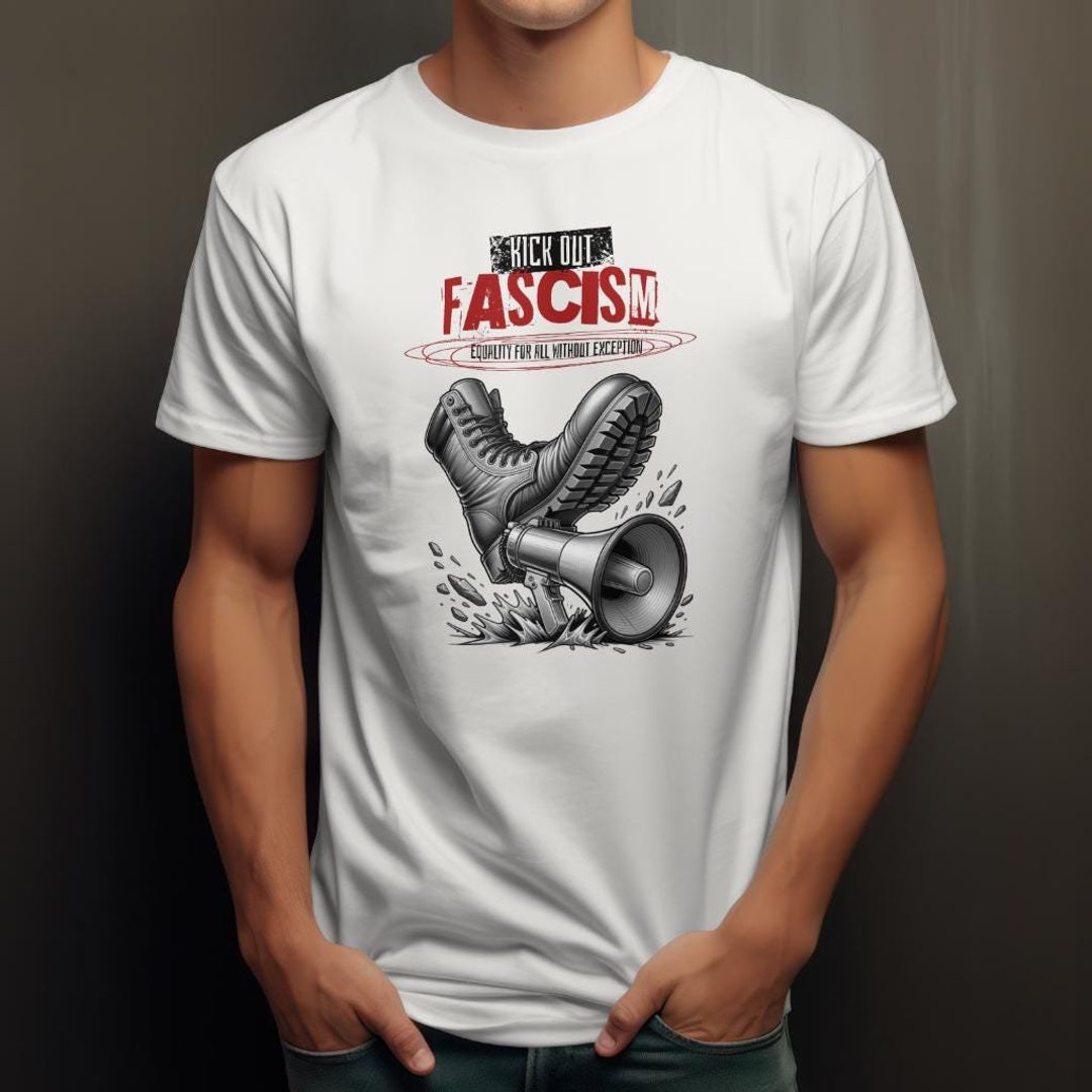 Kick Out Fascism , Punk Protest Clipart, Anti Fascist, Antifa Sticker ...