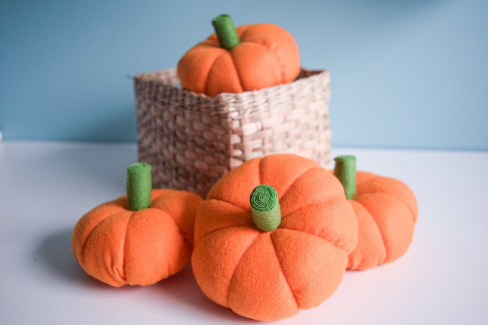 Pumpkin Sewing Pattern, Halloween Crafts and Thanksgiving Day Decor DIY ...