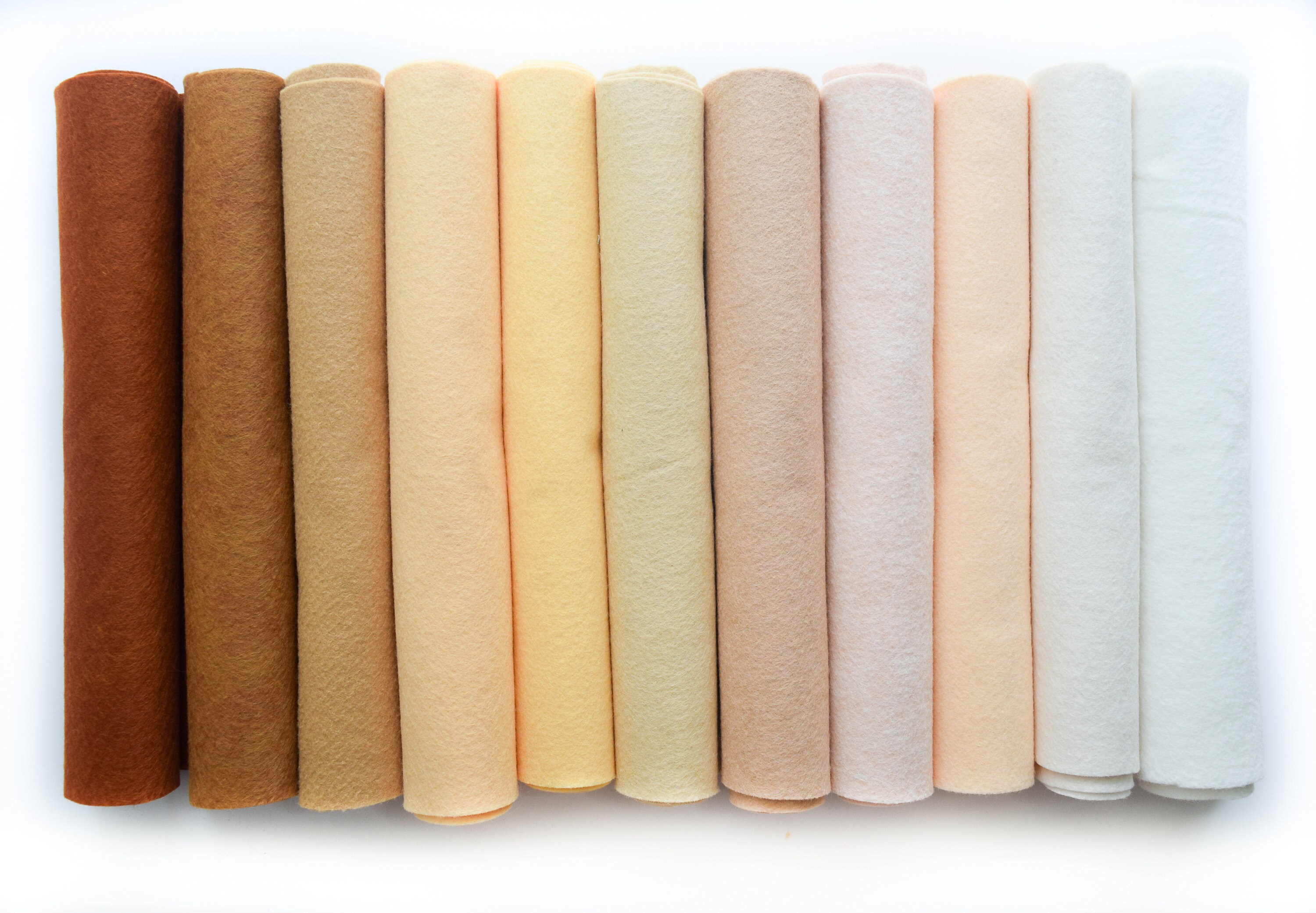 Wool Felt Swatch Chart, Wool Blend Felt 9x12 or 12x18 Sheets, Wool Felt ...