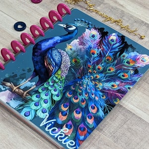 Peacock BUNDLE SET |peacock Happy Planner Dividers and Covers|classic ...