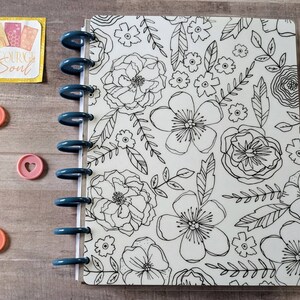 Black and White BUNDLE Happy Planner | Planner Cover, Dividers and ...