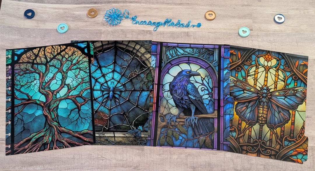 Mystical Tree & Raven Happy Planner Dividers: Laminated Planner ...