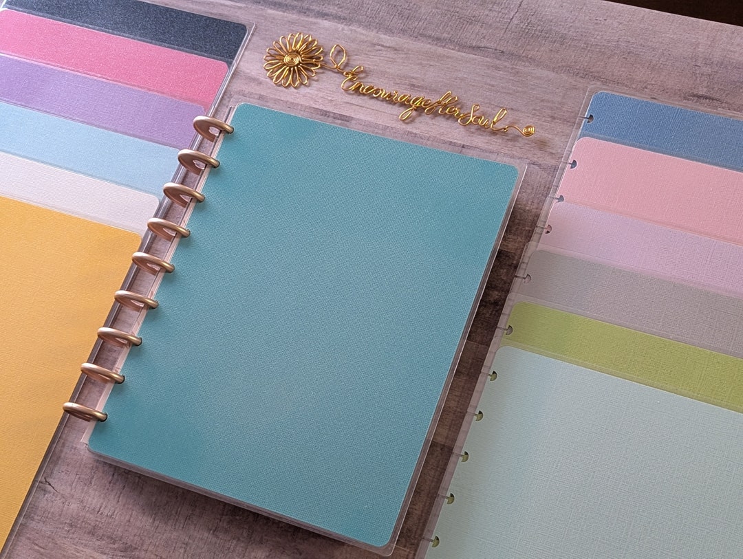 Solid Colors Happy Planner|discbound Cover |classic & Big Happy Planner ...