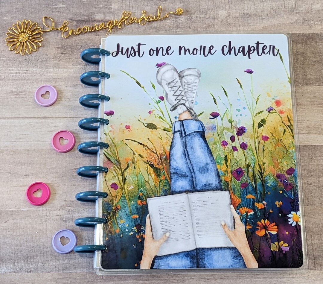 One More Chapter Happy Planner|discbound Cover |classic & Big Happy ...