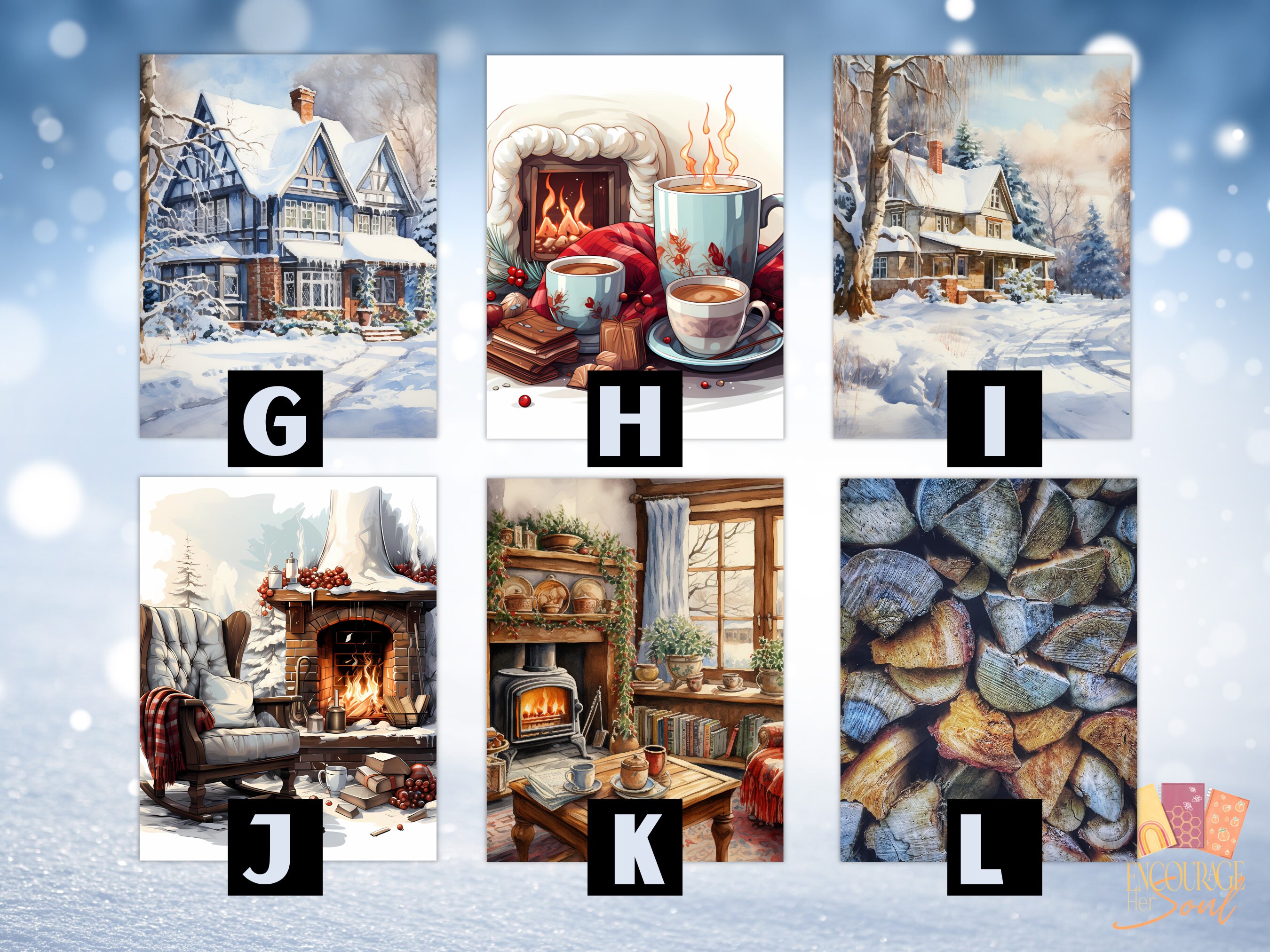 Winter BUNDLE | Happy Planner Dividers and Covers | Tul | Planner ...