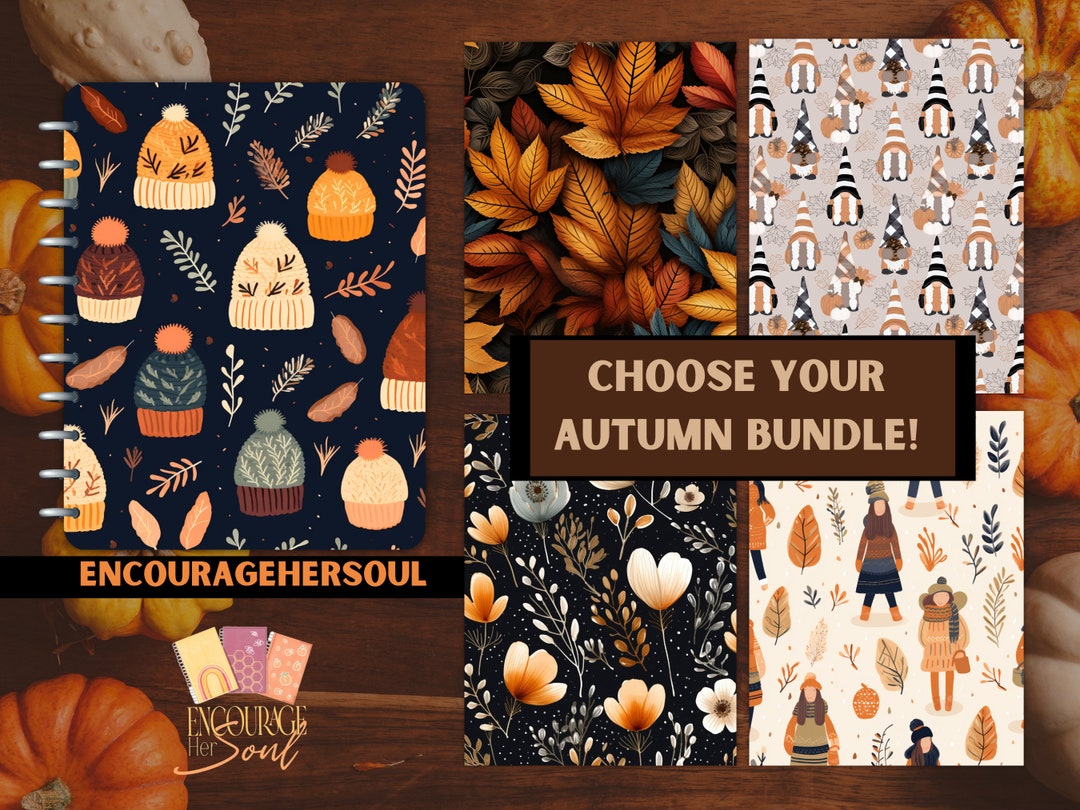 AUTUMN FALL BUNDLE | Happy Planner Dividers and Covers | Tul Dividers ...