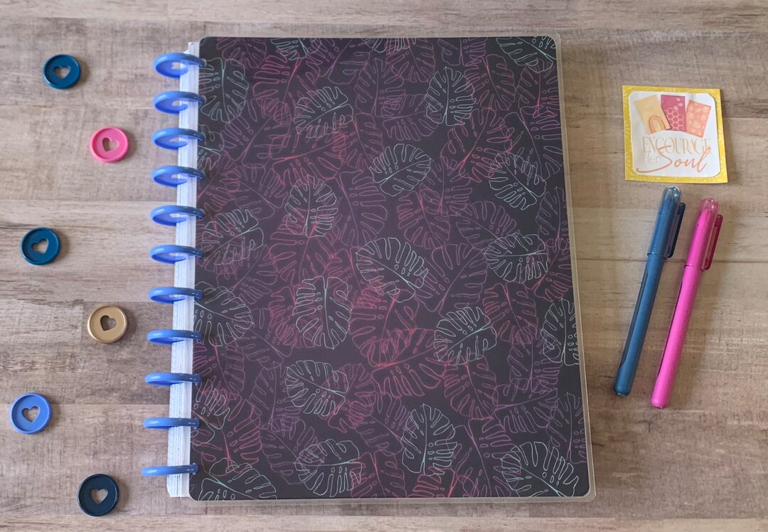 Leaves Happy Planner Cover Set Divider |happy Planner Dashboard Cover ...