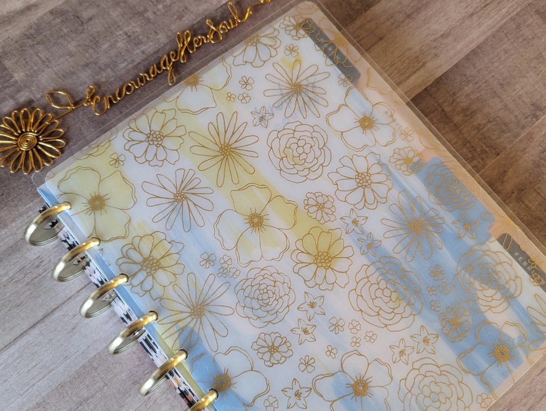 CLEAR Happy Planner Cover |discbound Cover |classic & Big Happy Planner ...