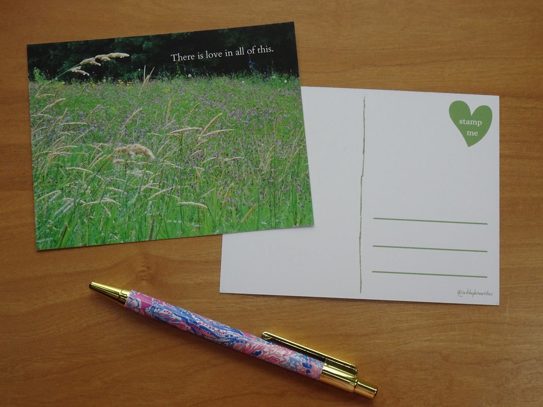 Nature Postcards Poetry Postcards Postcards Set of 5 5.5 X - Etsy