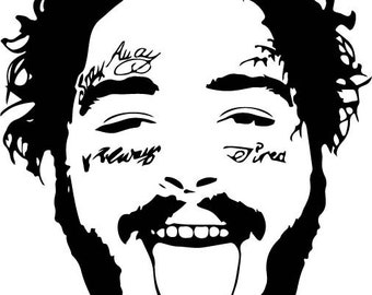 Post malone svg | Etsy