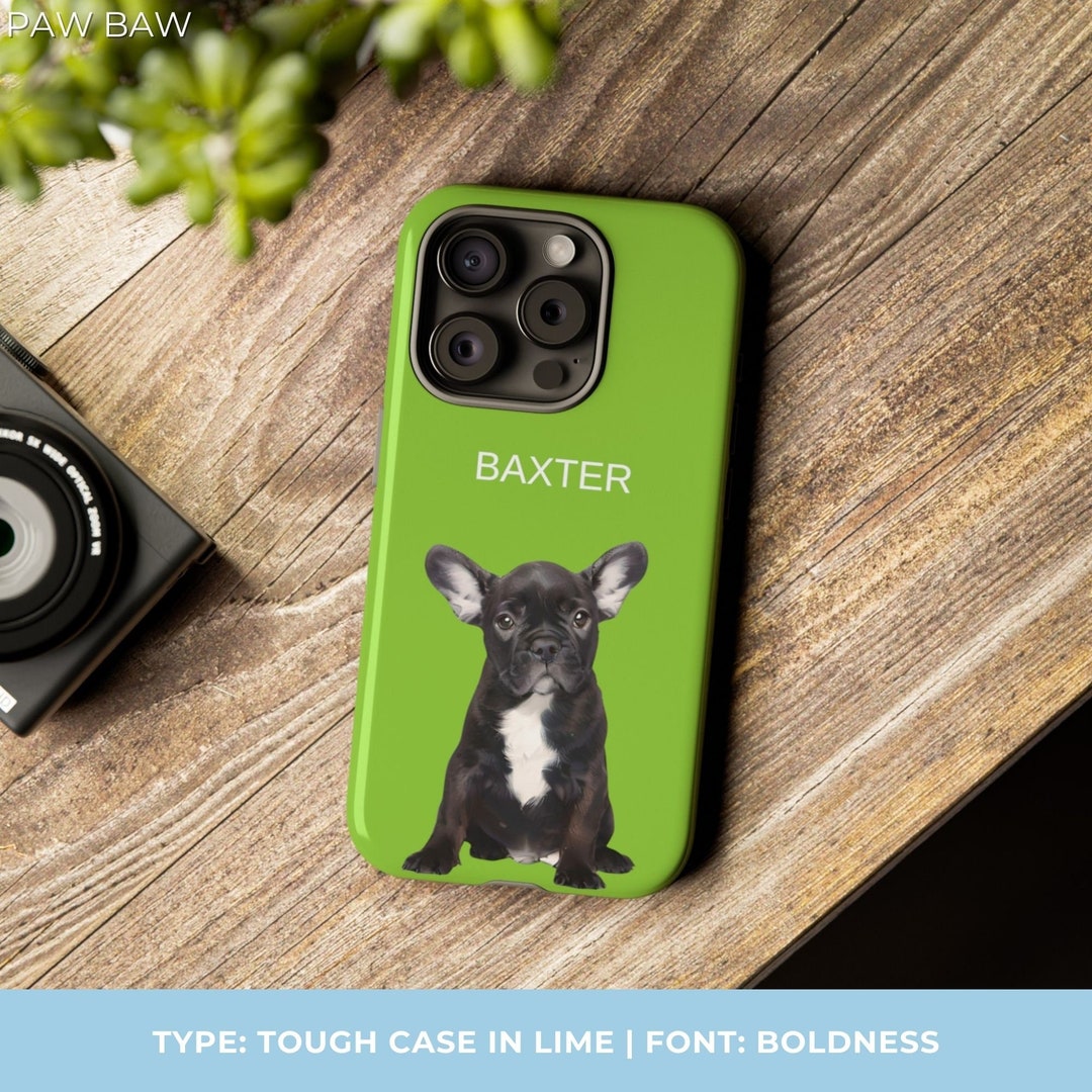 Custom Pet Phone, Case Using Pet Photo and Name, Custom Dog Phone Case ...