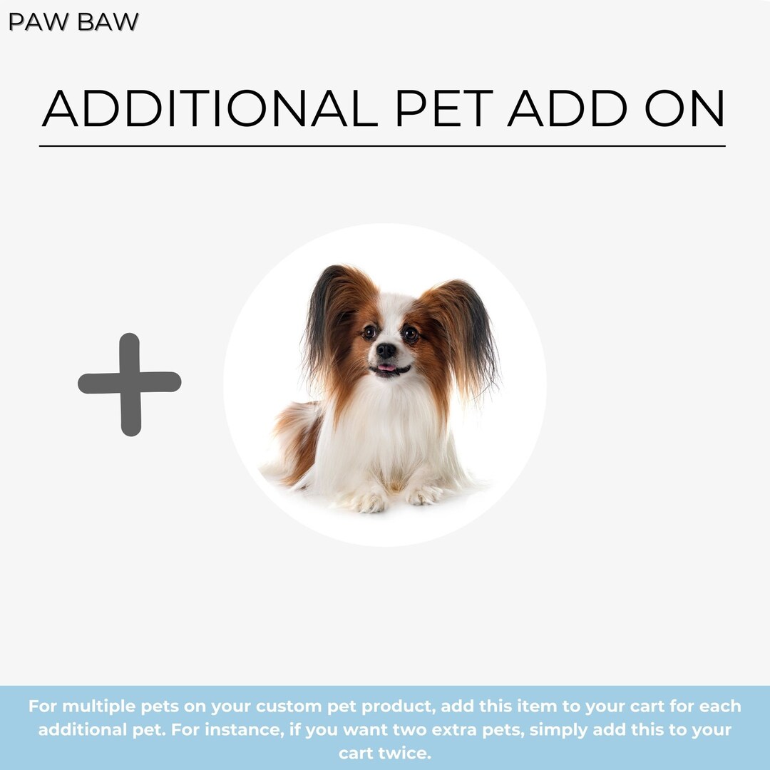 Extra Pet Add-on - Simply Add to Your Cart - Etsy