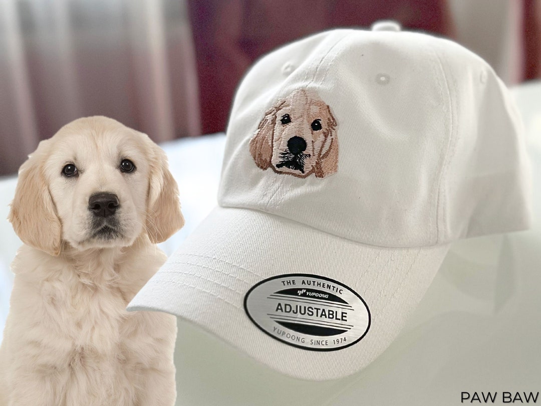 Custom Embroidered Pet Hat Using Pet Photo, Personalized Dog Hat ...