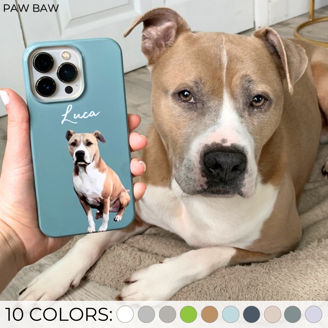 Custom Pet Phone, Case Using Pet Photo and Name, Custom Dog Phone Case ...