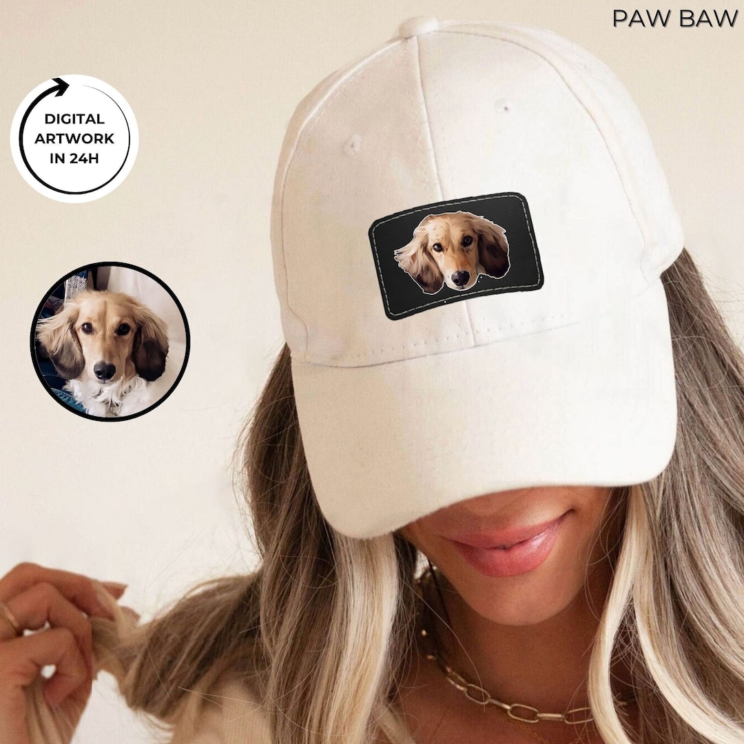 Custom Printed Pet Hat Using Pet Photo, Personalized Dog Hat, Custom ...